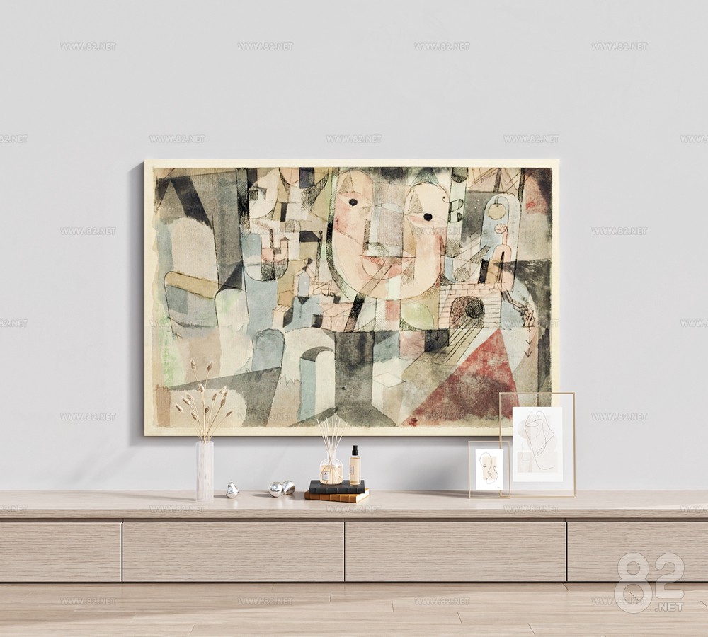 hand-painted decorative painting | 3Ds Max(.max) - 82Models