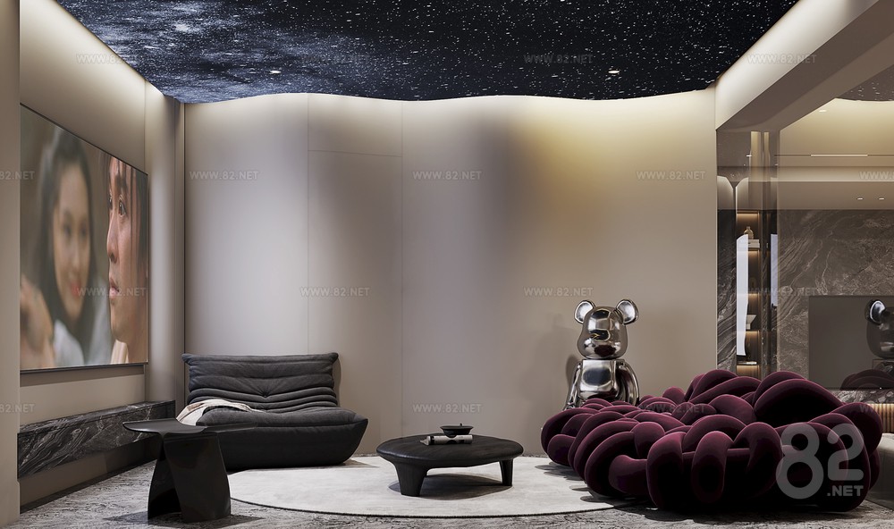 Audio room free 3D Model | 3Ds Max(.max) - 82Models