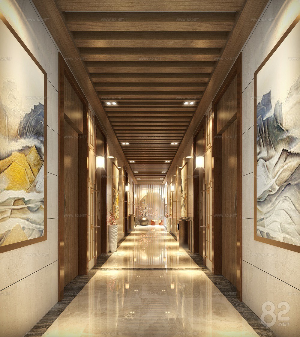 Corridor free | 3Ds Max(.max) - 82Models