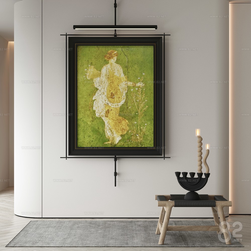 portrait painting oil painting decorative painting | 3Ds Max(.max ...