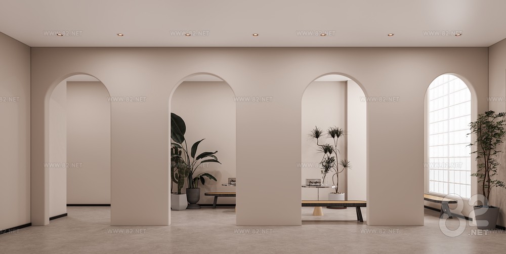 Arch frame partition free | 3Ds Max(.max) - 82Models