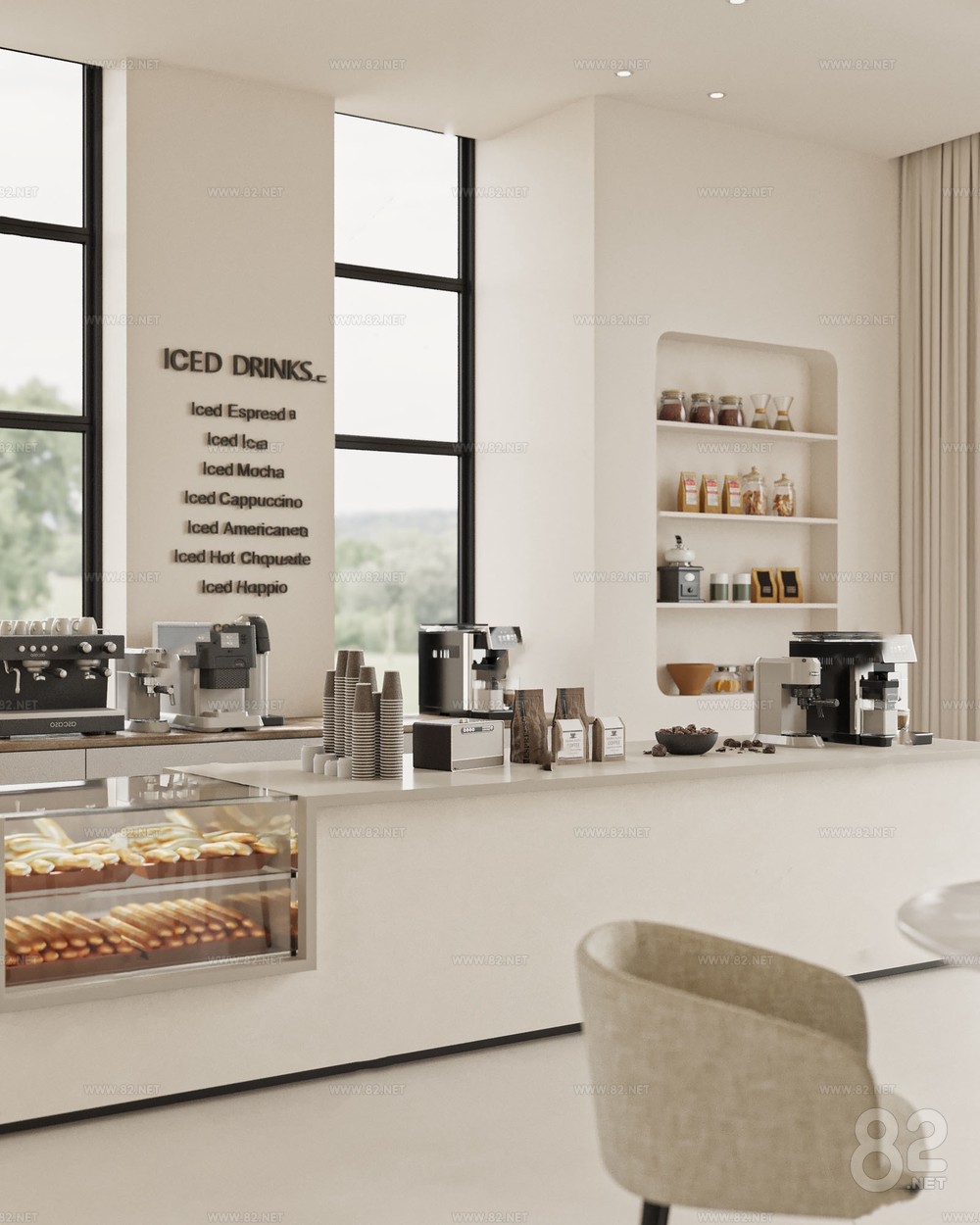 Cafe console | SketchUp(.skp) - 82Models