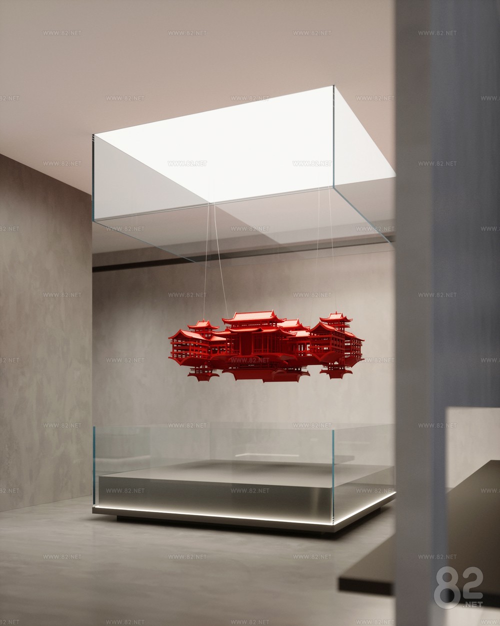 Chinese Loft Sculpture Lobby Installation | 3Ds Max(.max) - 82Models