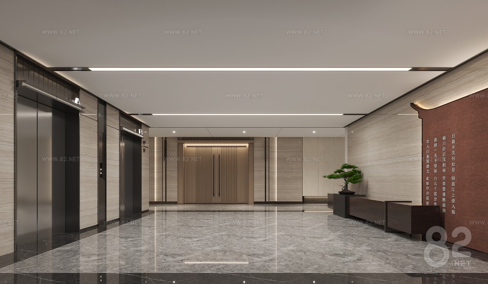 New Chinese Elevator | 3Ds Max(.max) - 82Models