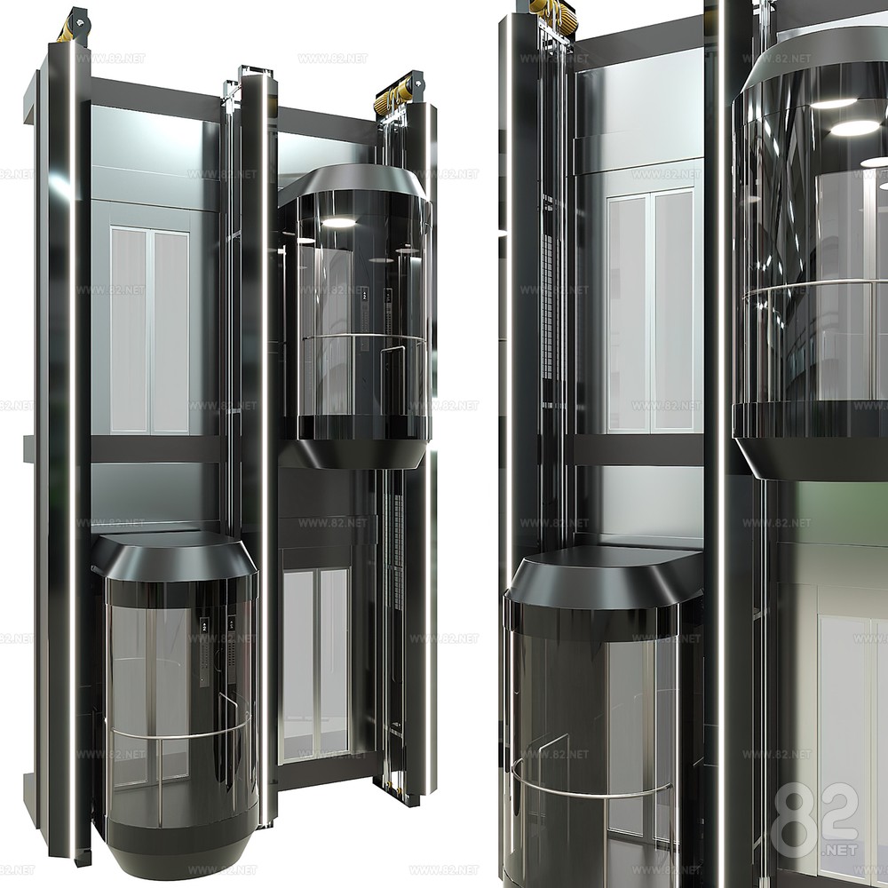 Elevator Sightseeing Elevator | 3Ds Max(.max) - 82Models