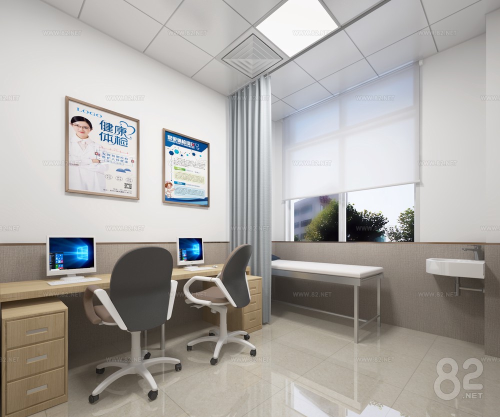 Hospital Clinic Consulting Room Sketchup Model | SketchUp(.skp) - 82Models