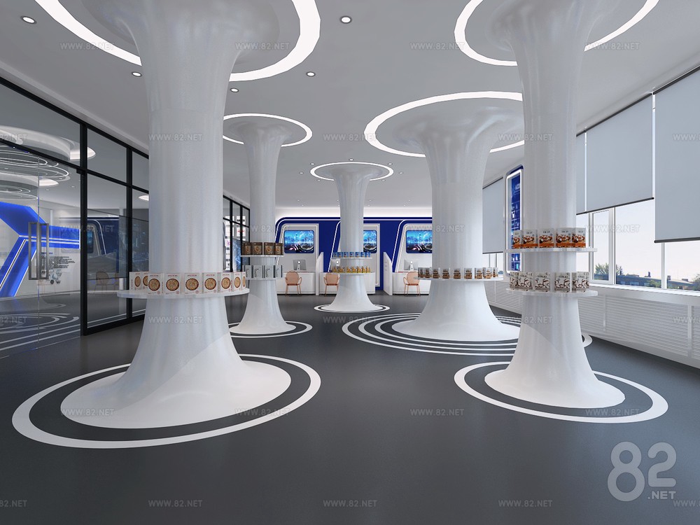 Science and Technology Exhibition Hall Free | 3Ds Max(.max) - 82Models