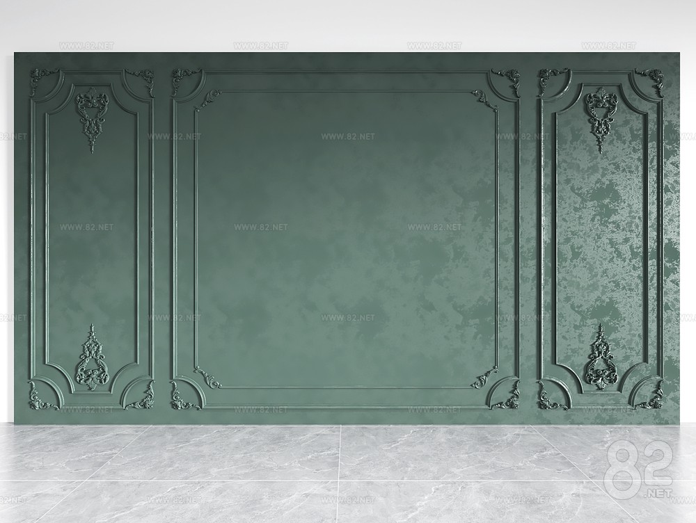 French Wall | 3Ds Max(.max) - 82Models