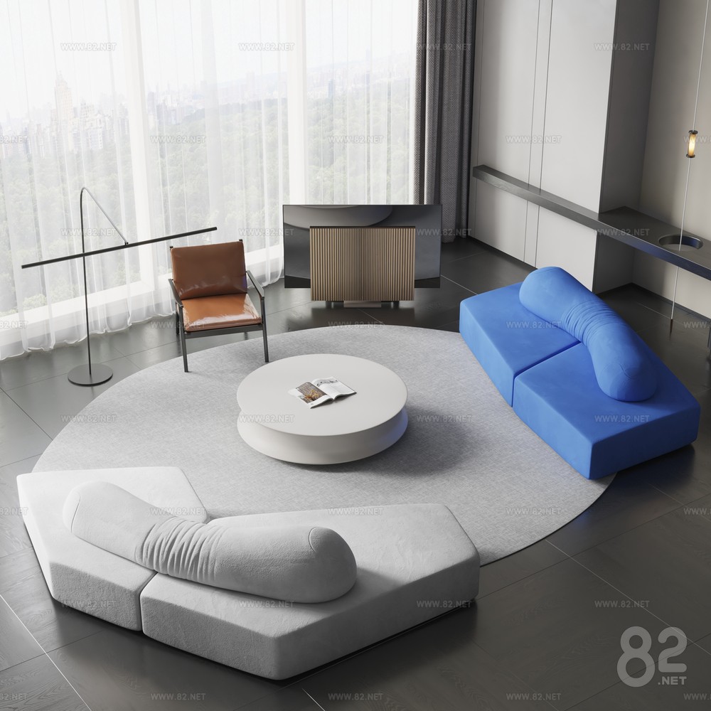 Sectional Sofa | 3Ds Max(.max) - 82Models