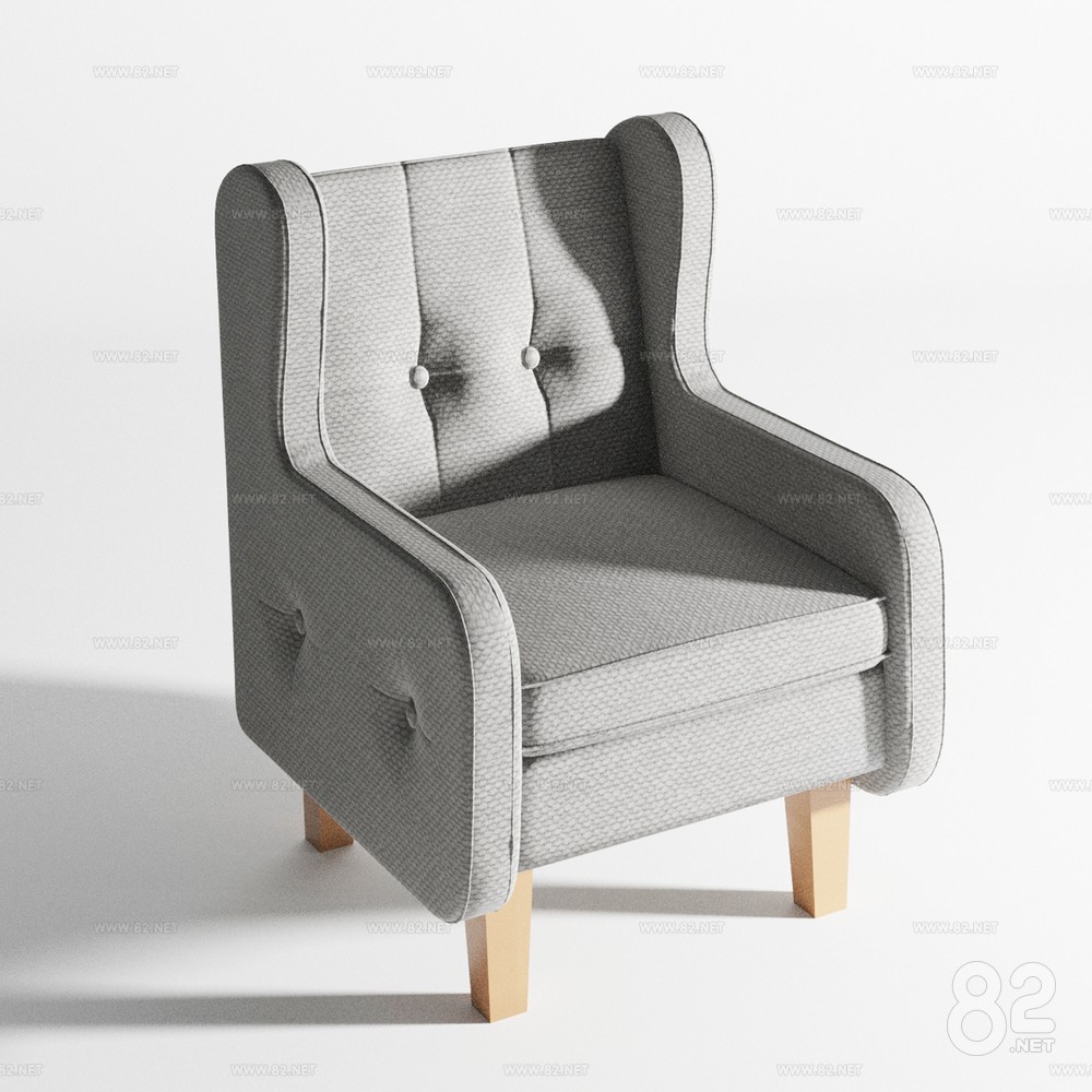 Single sofa free | 3Ds Max(.max) - 82Models