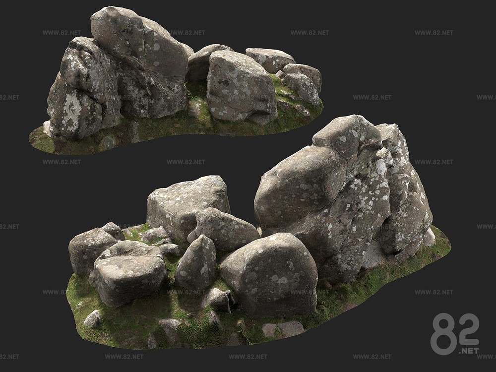 Rock Stone Block Rock Reef Free 3D Model | 3Ds Max(.max) - 82Models