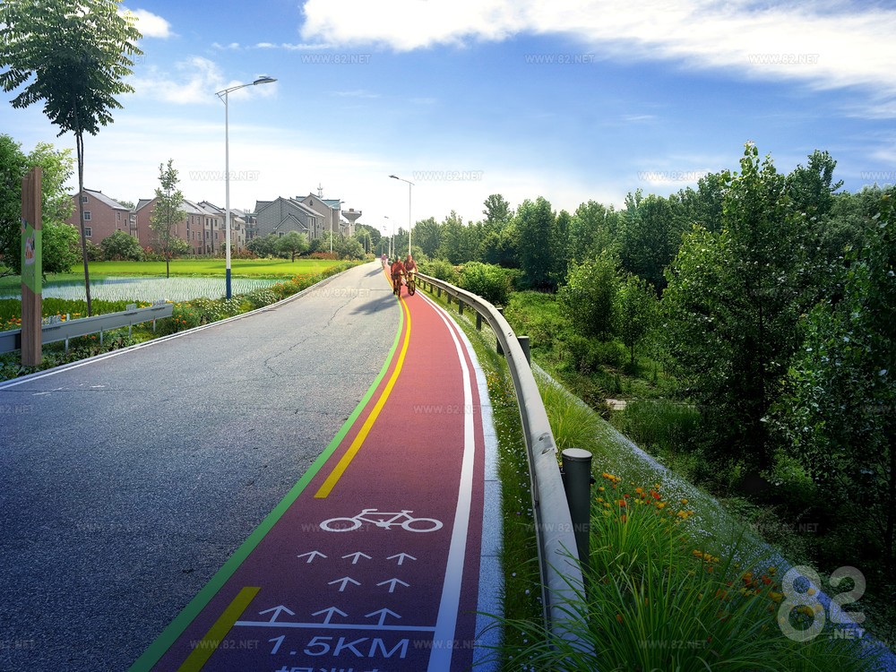 road bridge landscape psd | 3Ds Max(.max) - 82Models
