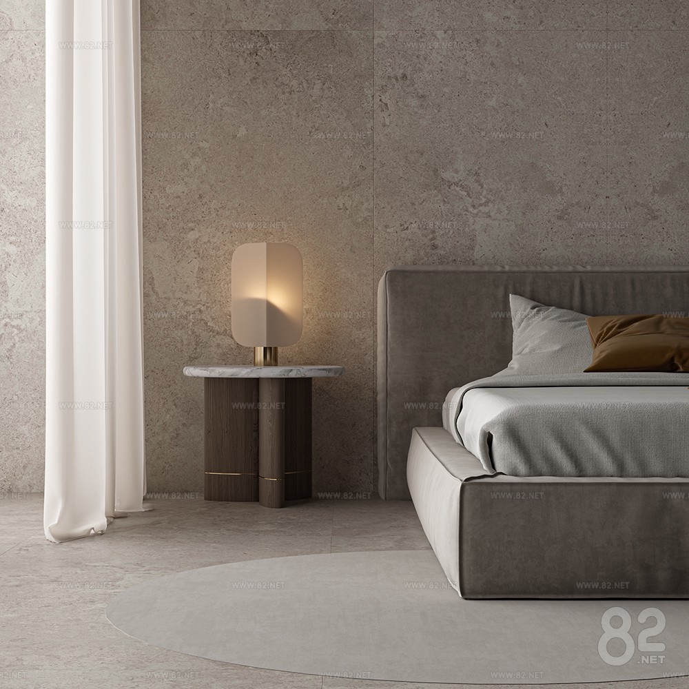 Table lamp side several free | 3Ds Max(.max) - 82Models