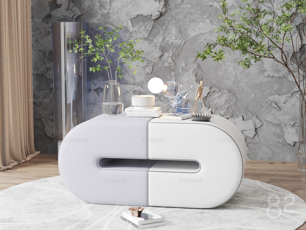 Colorblock Coffee Table | 3Ds Max(.max) - 82Models