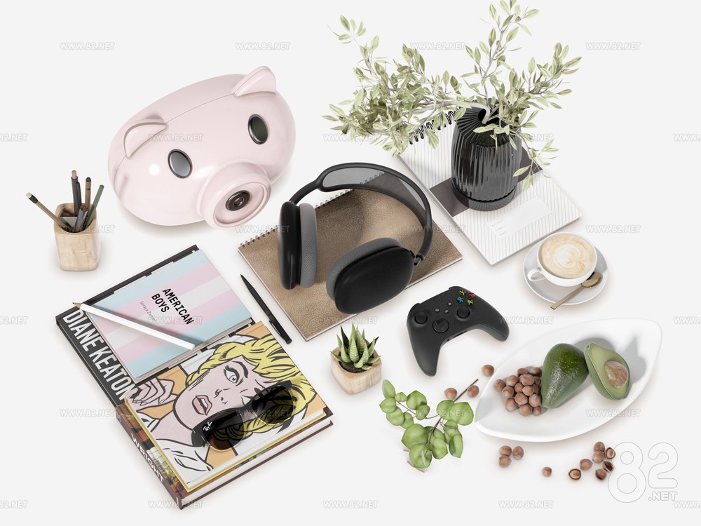 Bubble machine headset game console ornaments | 3Ds Max(.max) - 82Models