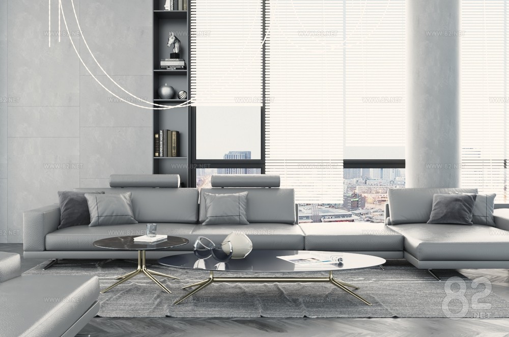 Sectional Sofa | 3Ds Max(.max) - 82Models