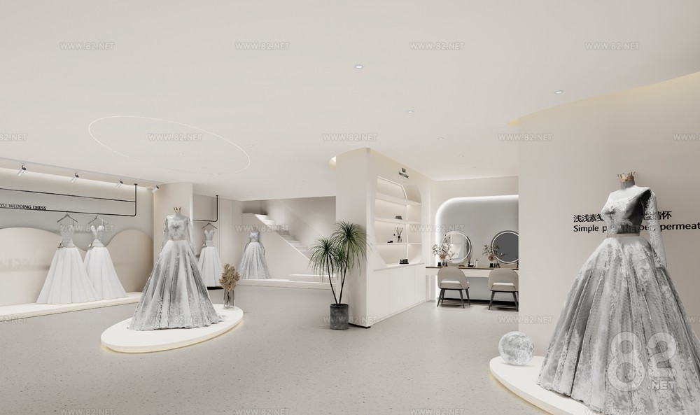 Bridal Shop Sketchup Model | SketchUp(.skp) - 82Models