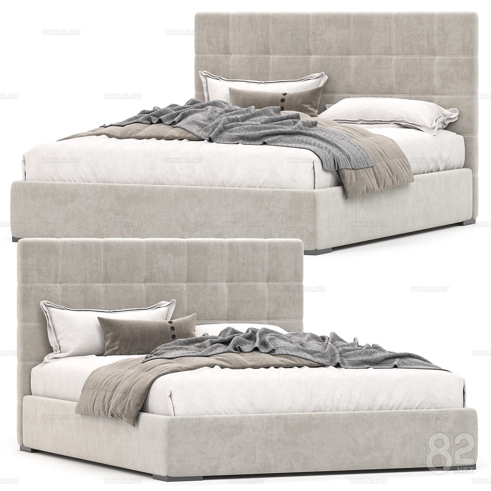 Double bed free | 3Ds Max(.max) - 82Models