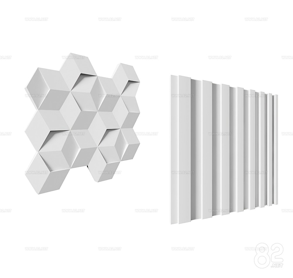 Decorative panel Wall free | 3Ds Max(.max) - 82Models