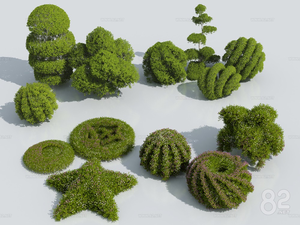 bush ball hedge | SketchUp(.skp) - 82Models