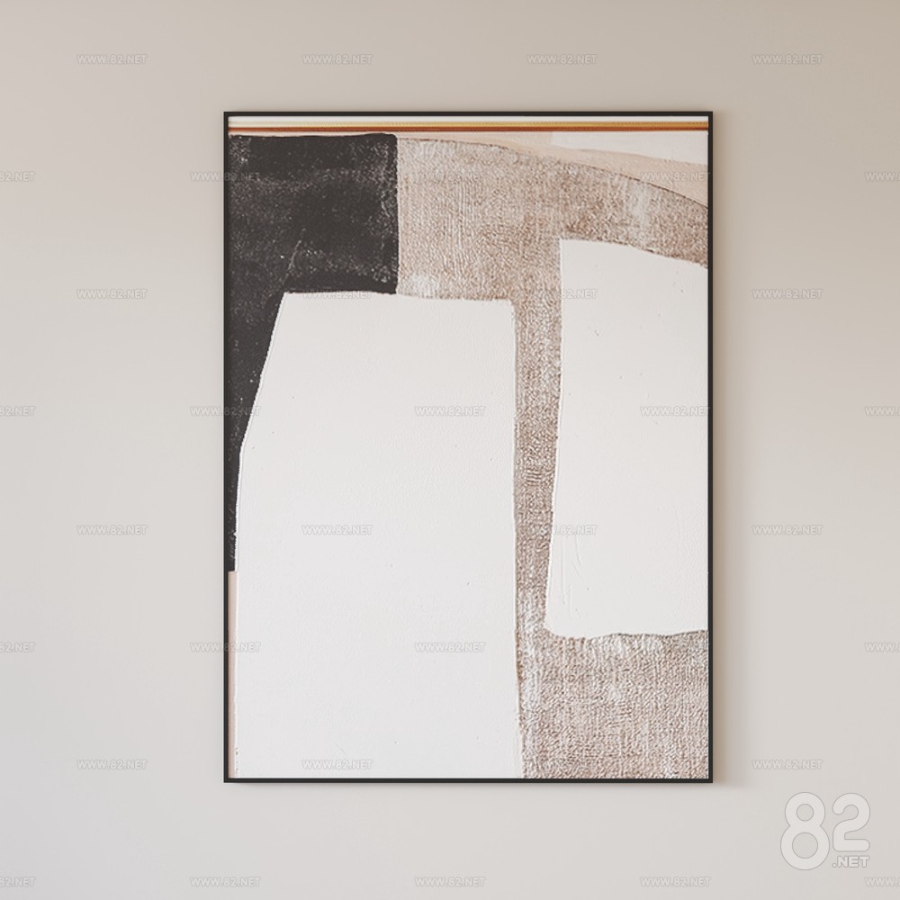 Abstract Decorative Painting Hanging Painting | 3Ds Max(.max) - 82Models