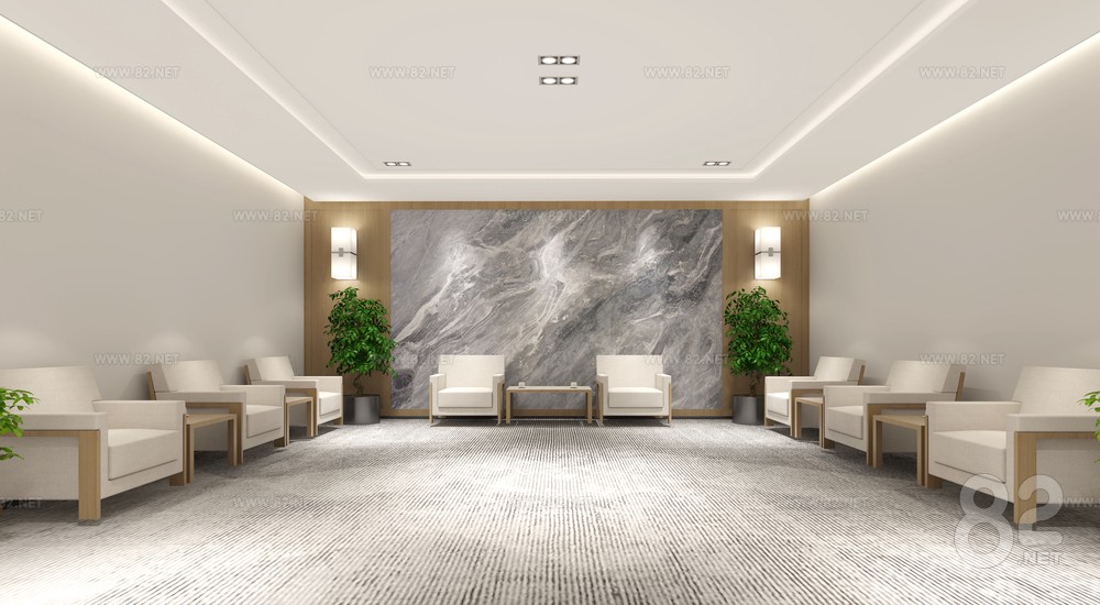 Hotel reception room free of charge 3D Model | 3Ds Max(.max) - 82Models