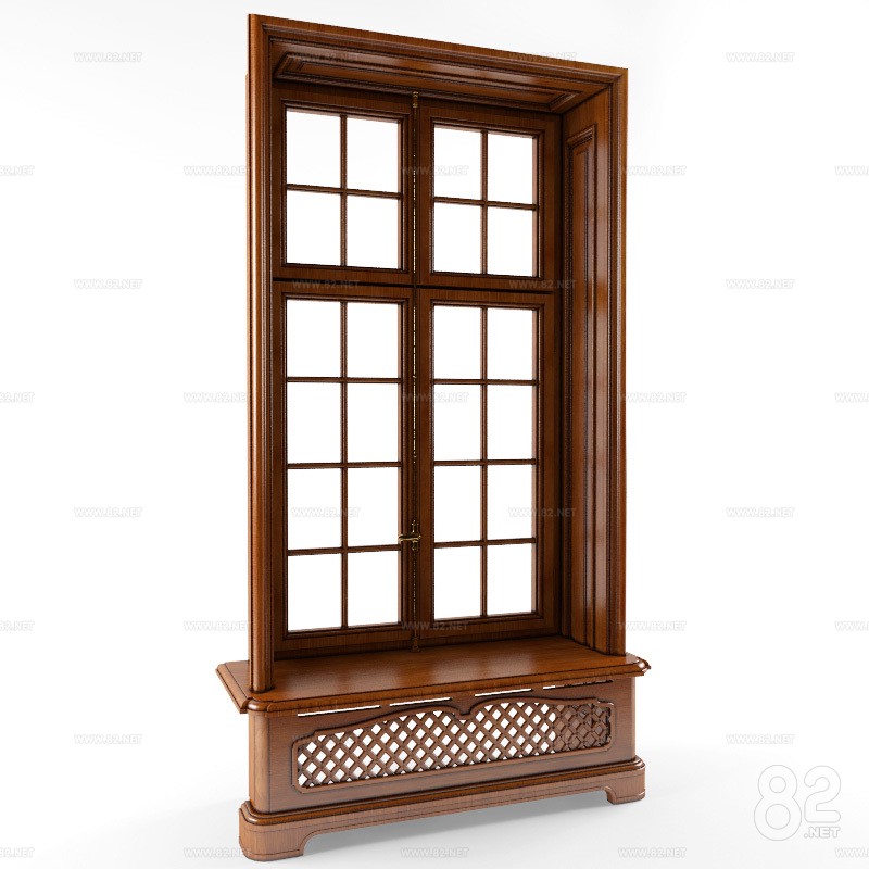 solid wood windows | 3Ds Max(.max) - 82Models