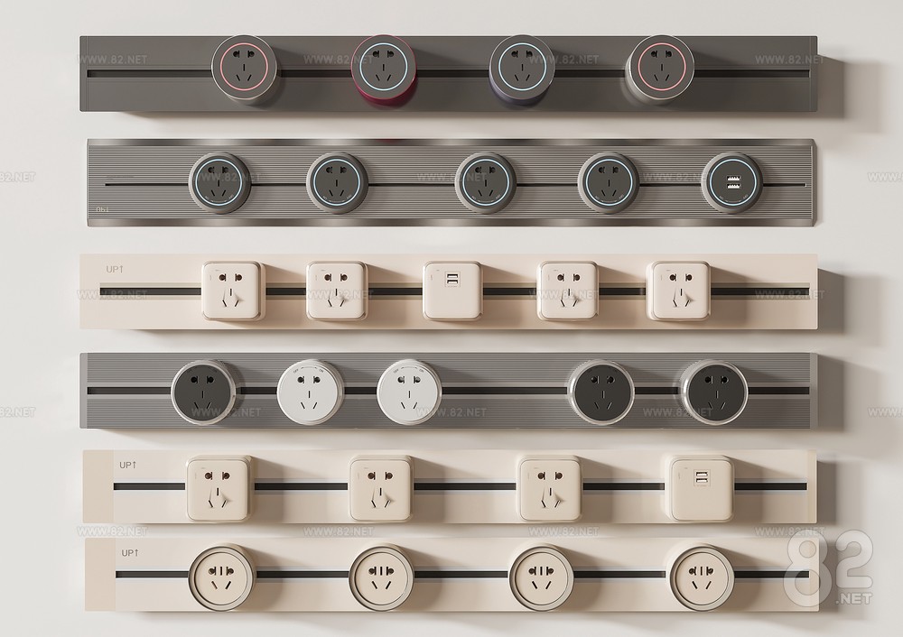 RECEPTACLE PANEL | 3Ds Max(.max) - 82Models