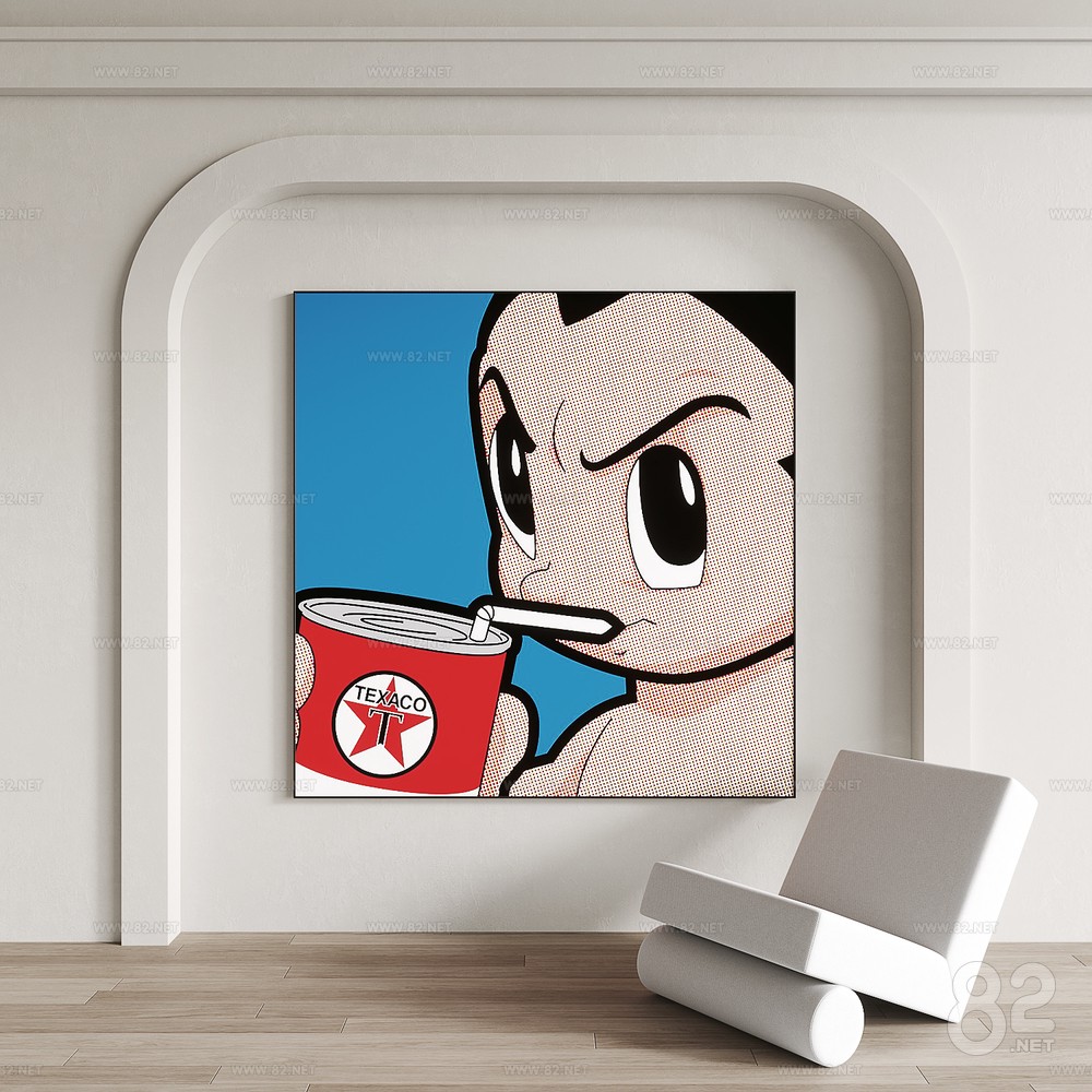 Astro Boy decorative painting | 3Ds Max(.max) - 82Models