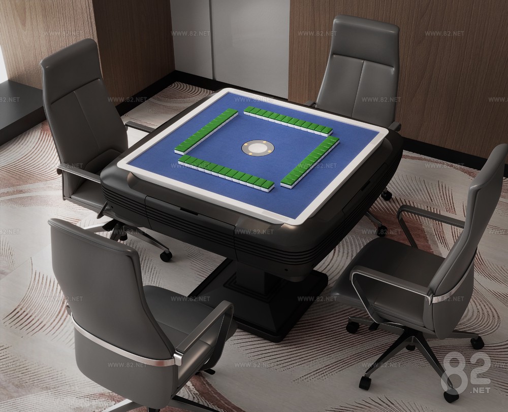 Automatic Mahjong Table and Chair | 3Ds Max(.max) - 82Models