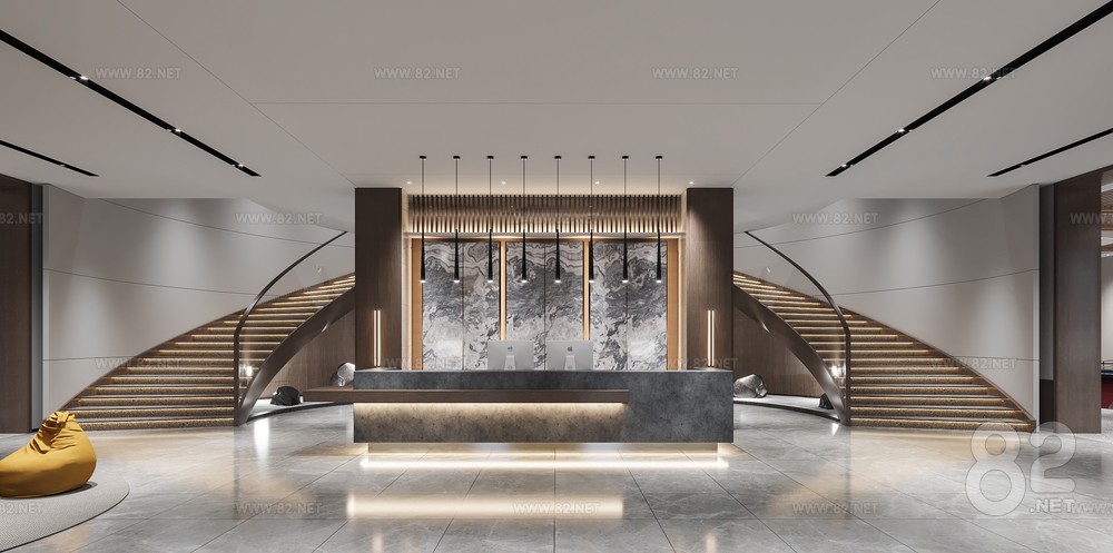 Company reception desk | 3Ds Max(.max) - 82Models
