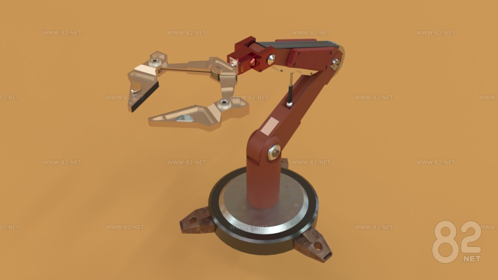 Mechanical arm for free 3D Model | 3Ds Max(.max) - 82Models
