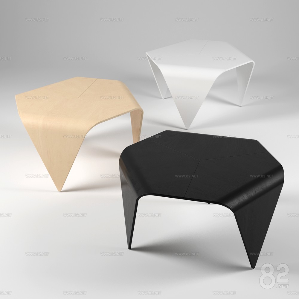 Modern Minimalist Solid Wood Texture Art Coffee Table Free | 3Ds Max ...