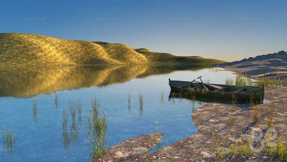 Lake View Free | 3Ds Max(.max) - 82Models