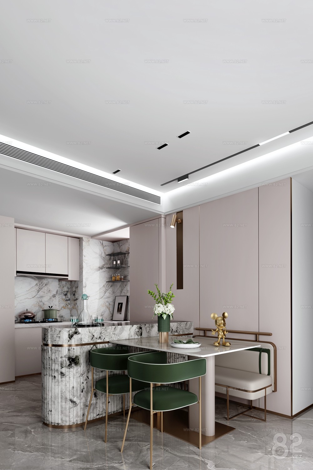 Restaurant | 3Ds Max(.max) - 82Models