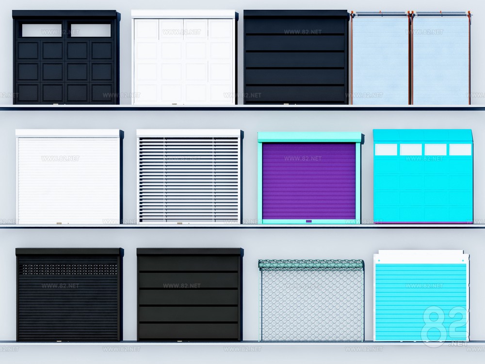 Rolling shutter door free of charge 3D Model | 3Ds Max(.max) - 82Models