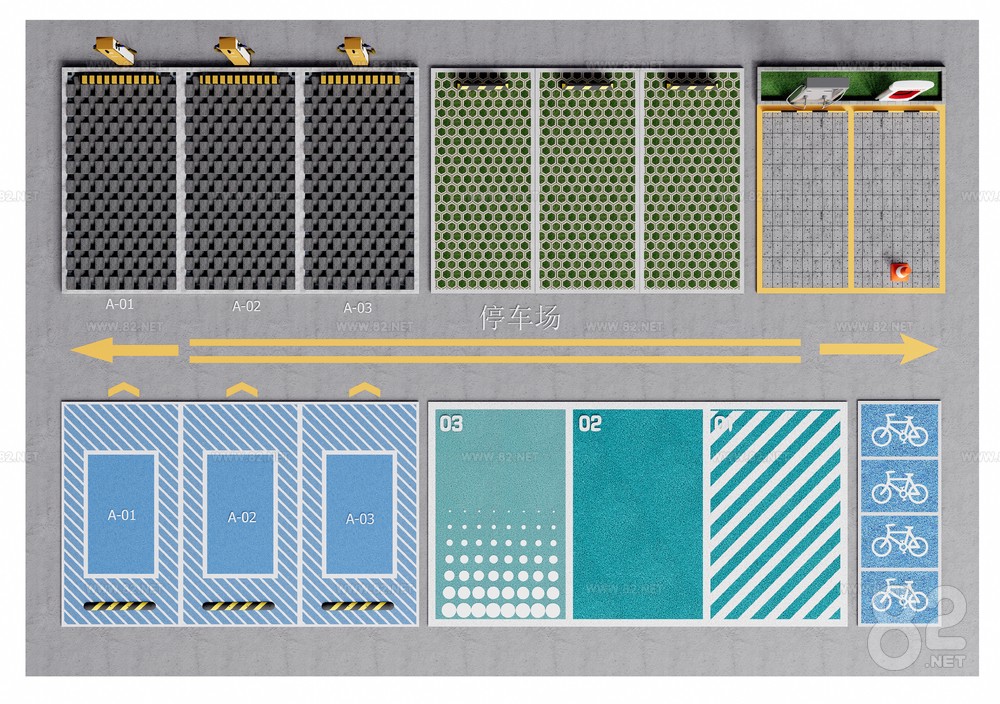 Modern parking charging pile | SketchUp(.skp) - 82Models