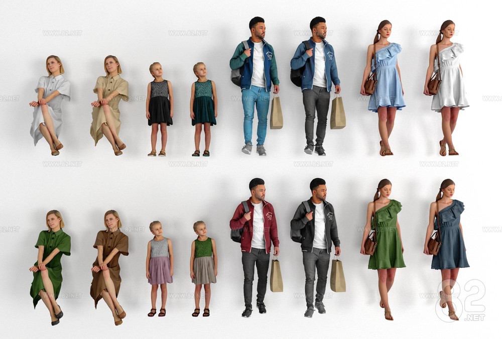 Characters Free | 3Ds Max(.max) - 82Models