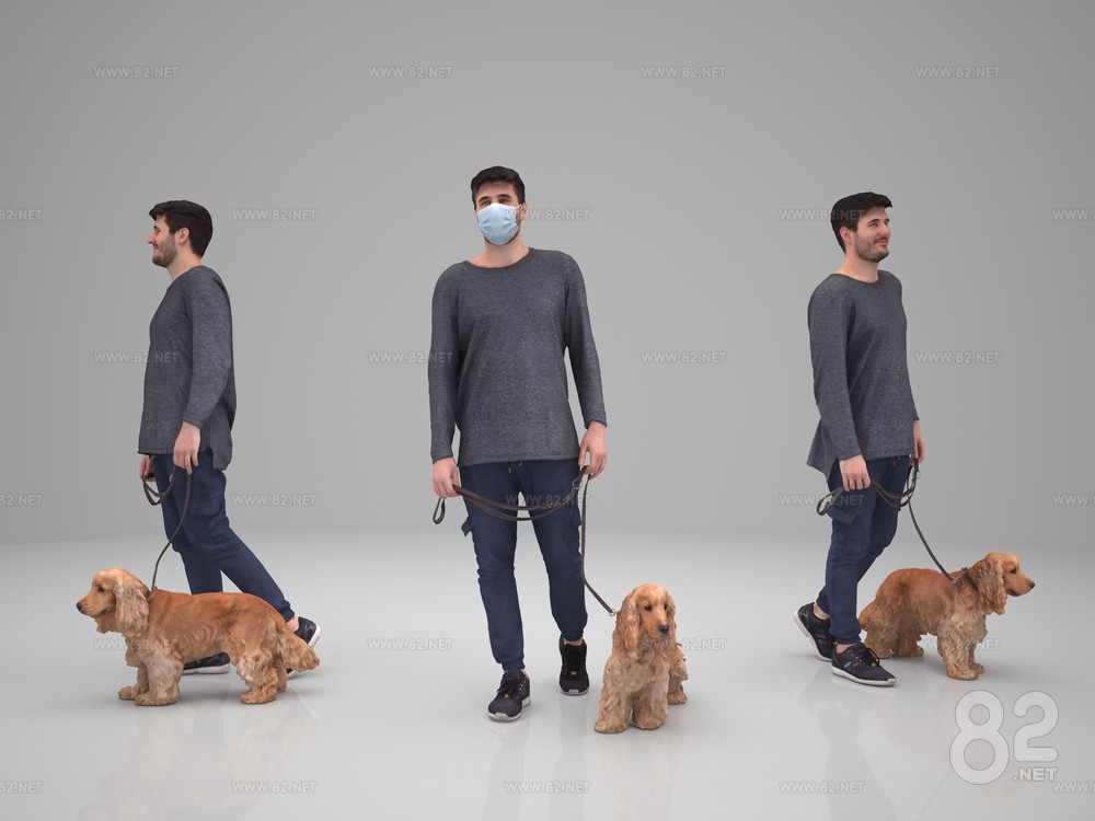 Casual Characters Free | 3Ds Max(.max) - 82Models