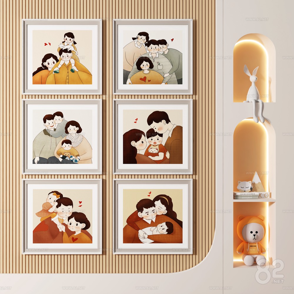 Hanging picture | 3Ds Max(.max) - 82Models