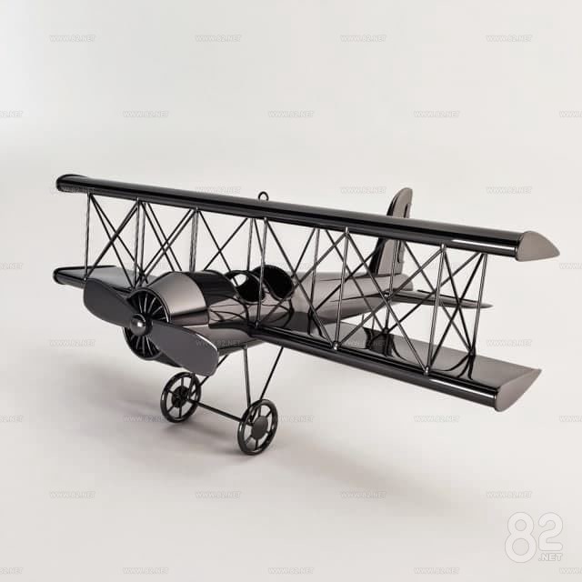 Simple plastic toy plane | 3Ds Max(.max) - 82Models