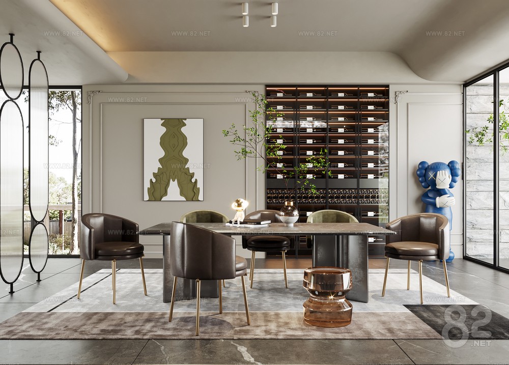 Restaurant | 3Ds Max(.max) - 82Models