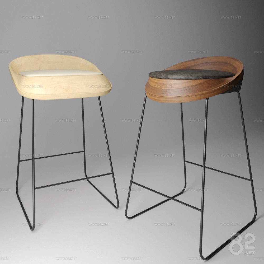 Free Bar Chair 3D Model | 3Ds Max(.max) - 82Models