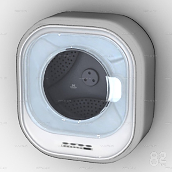 Simple wall-mounted washing machine 3D Model | 3Ds Max(.max) - 82Models