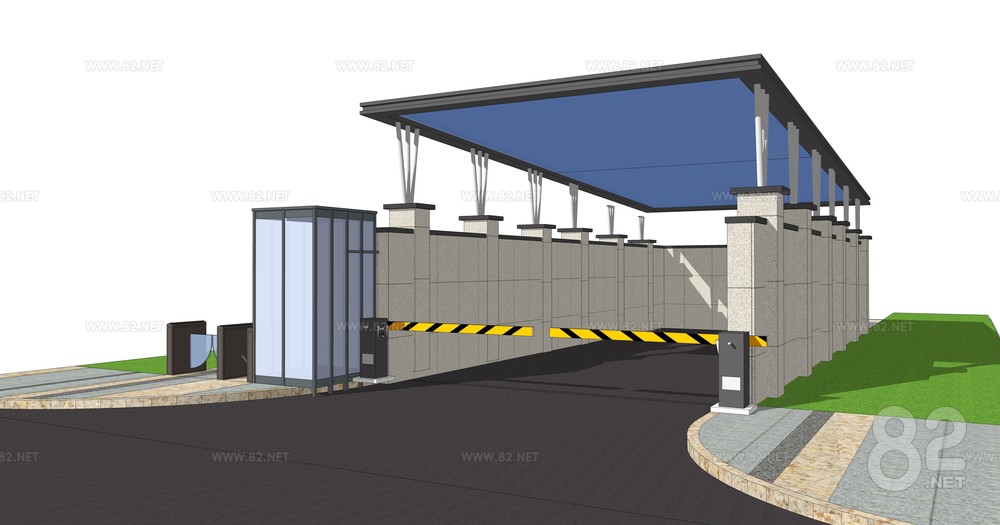 underground garage entrance | SketchUp(.skp) - 82Models