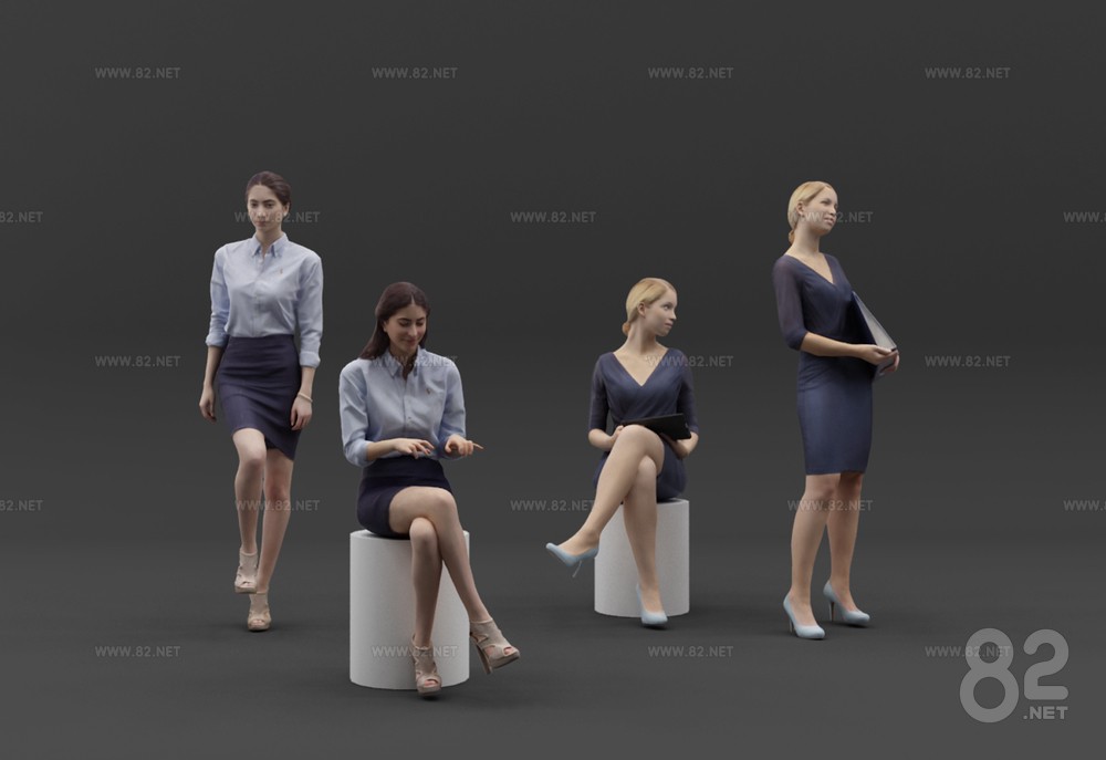 Characters Free | 3Ds Max(.max) - 82Models