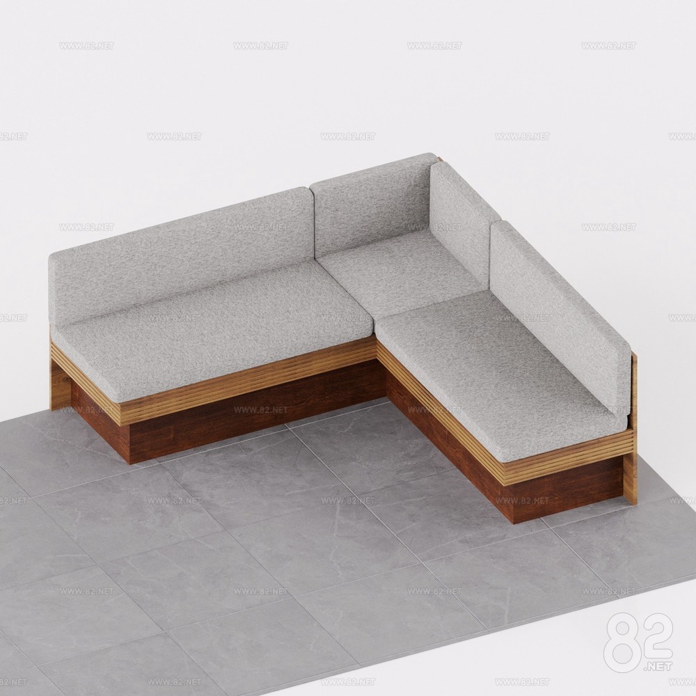 Modern Multiplayer Sofa Free | 3Ds Max(.max) - 82Models