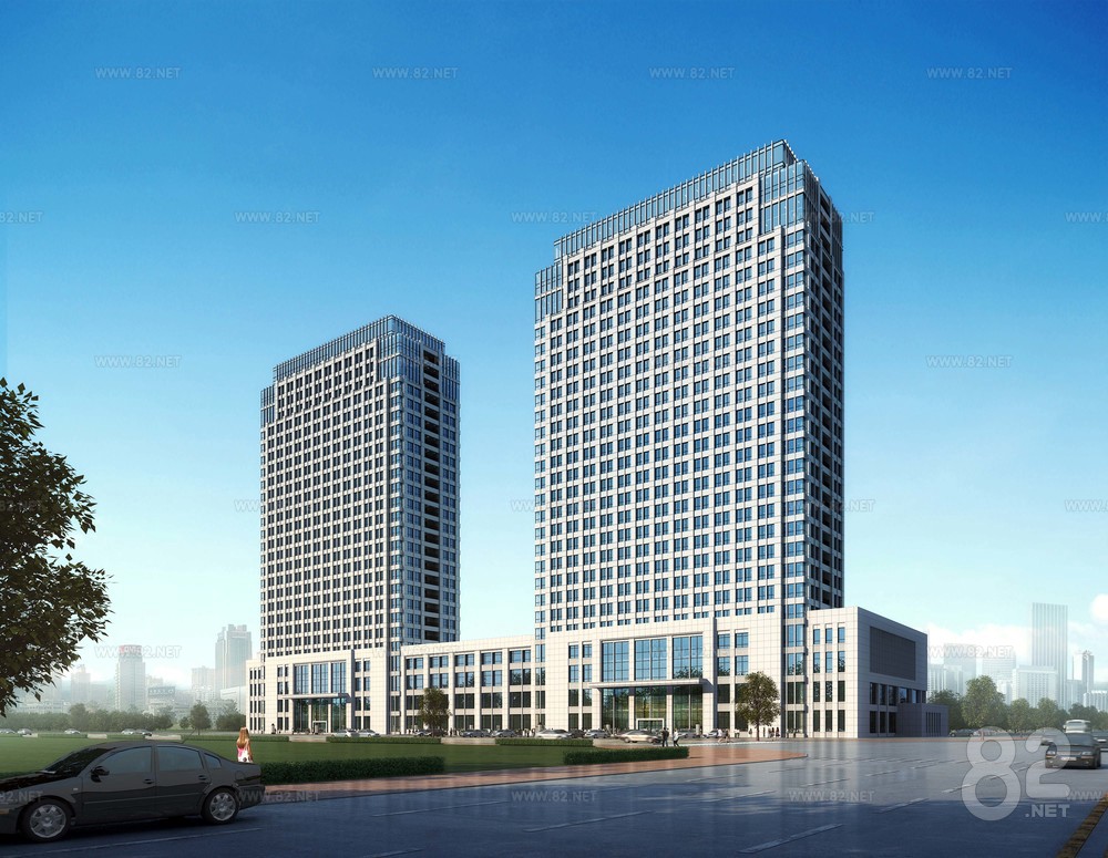 Appearance of high-rise office building 3D Model | 3Ds Max(.max) - 82Models