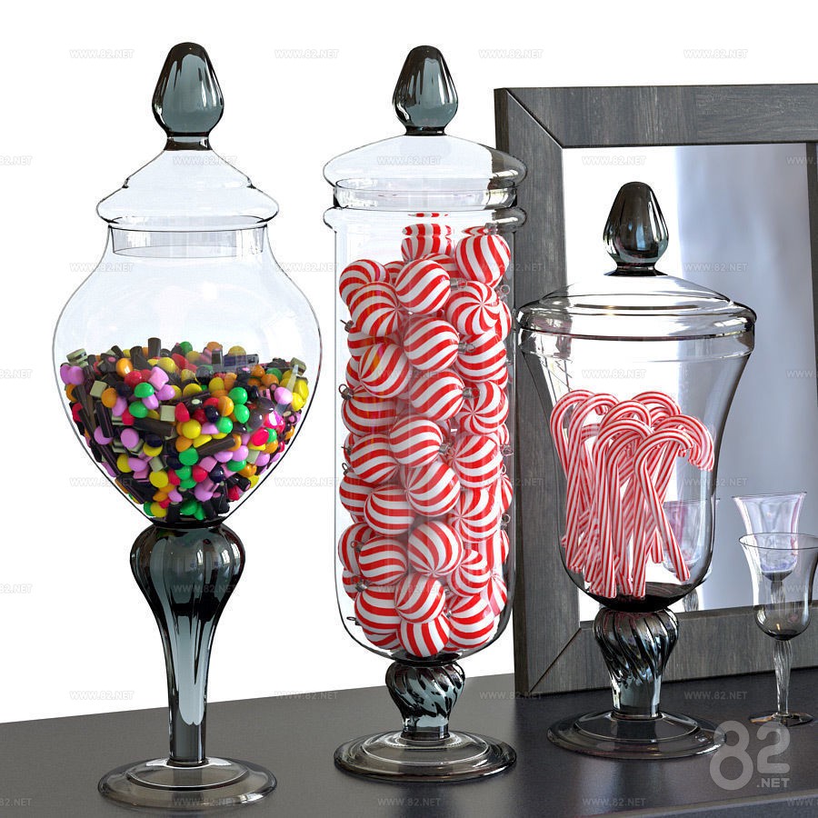 Candy Jar Free | 3Ds Max(.max) - 82Models