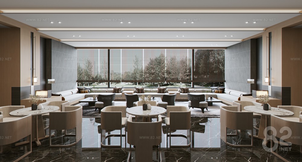 Sales office negotiation area | 3Ds Max(.max) - 82Models